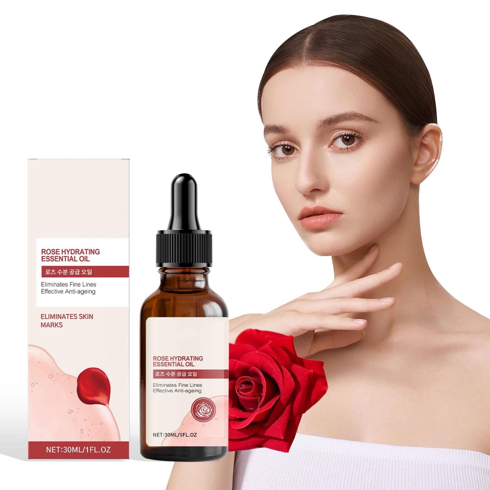 Teissuly Clearance Rose Essences Oil For Face Rose Oil Moisturizing ...