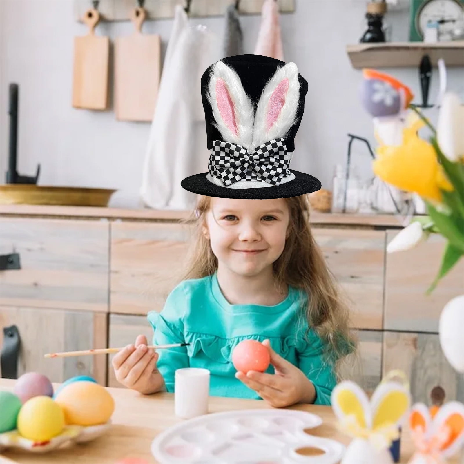 Teissuly Clearance Velvet Bunny Ear Hat Easter Hat Easter Party ...