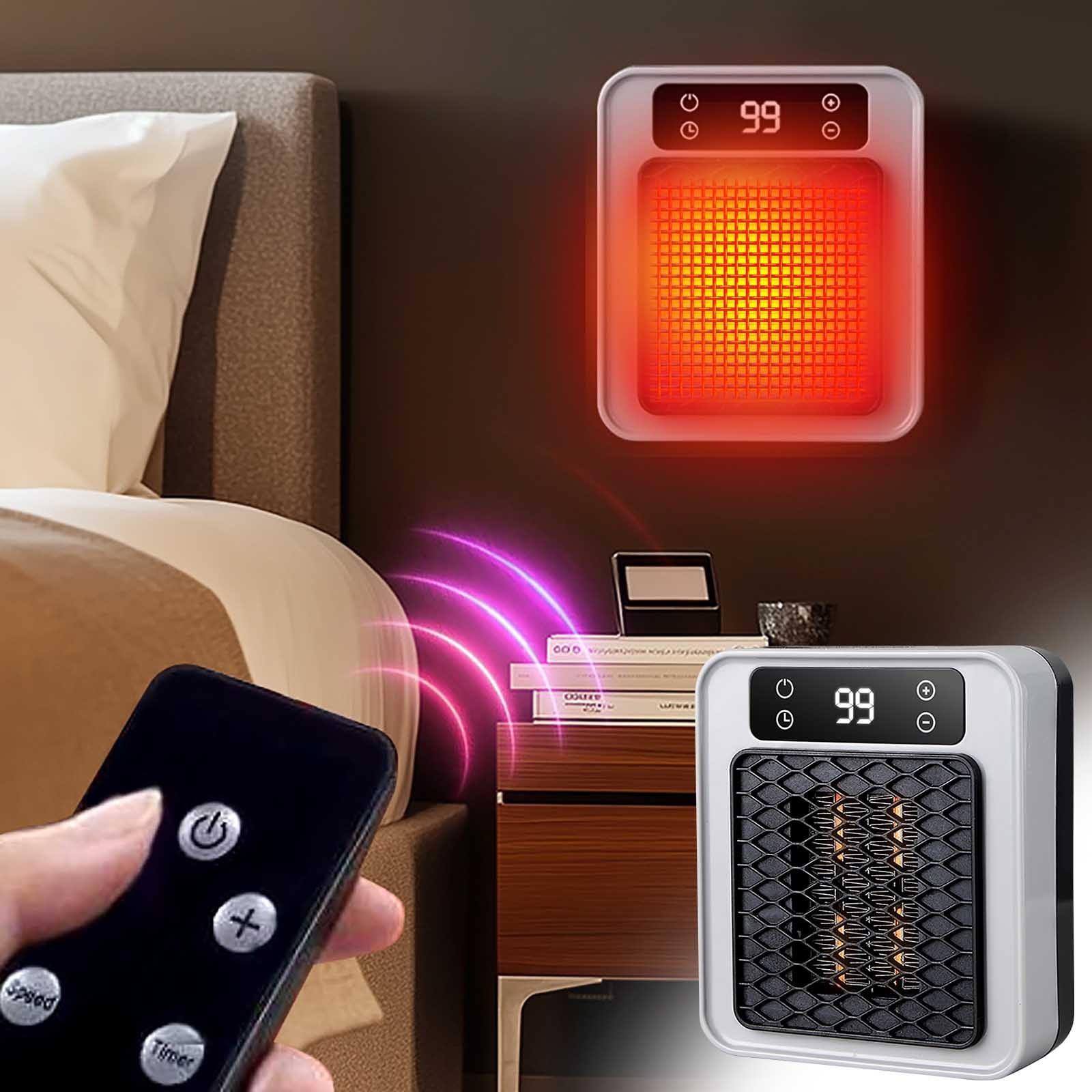 Teissuly Clearance Wall Mounted Warm Fan Wall Mounted Small 400w ...
