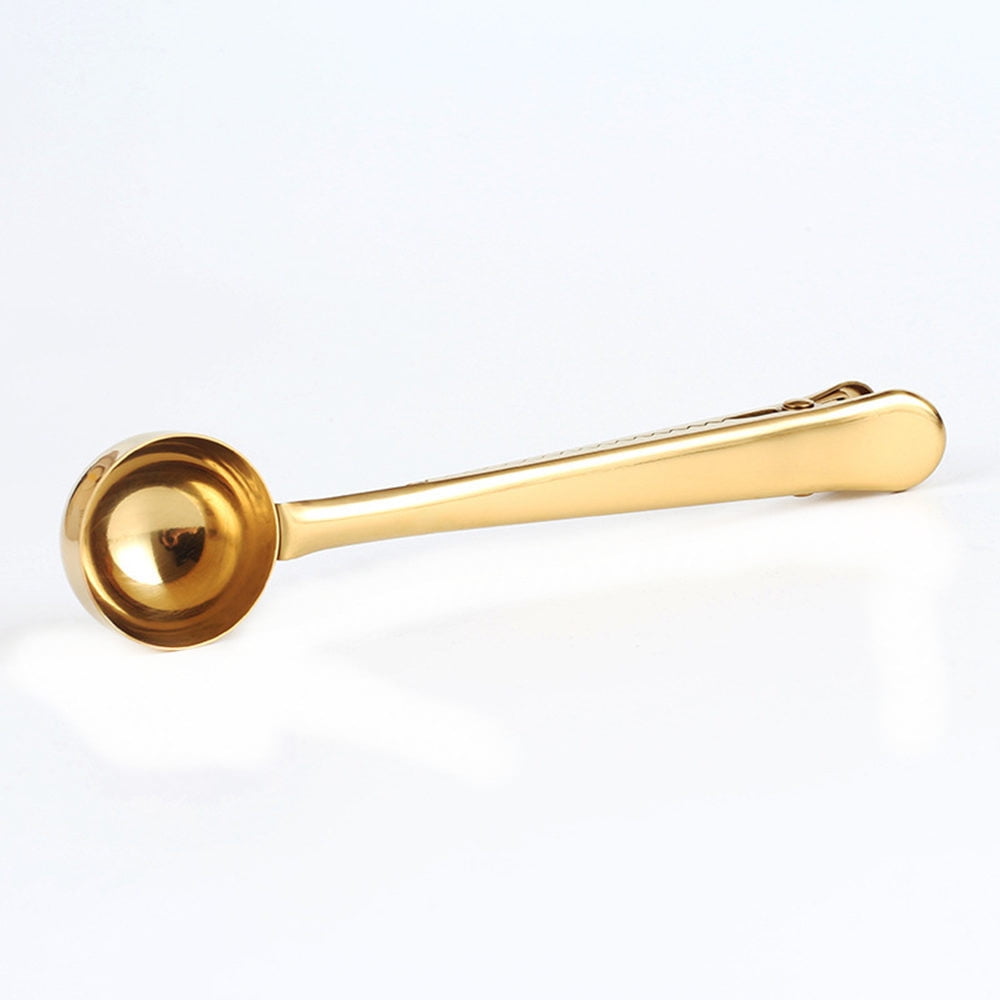 Teissuly Coffee Spoon Clip Tea Scoop Bag Clip Coffee Bag Clip Scooper ...