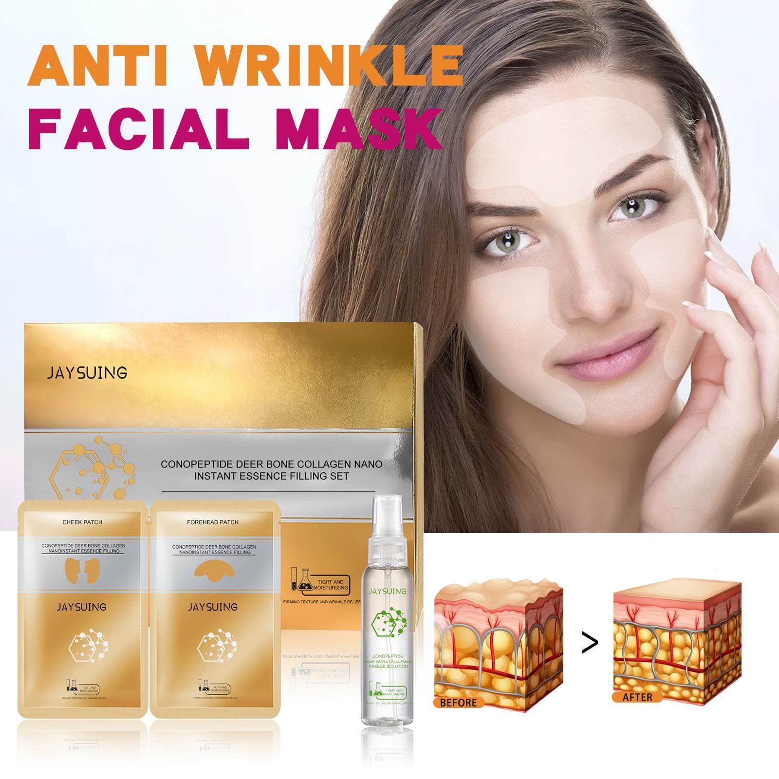 Teissuly Conopeptide Deer Collagen Nanoinstant Essence Filling Set 30ml ...