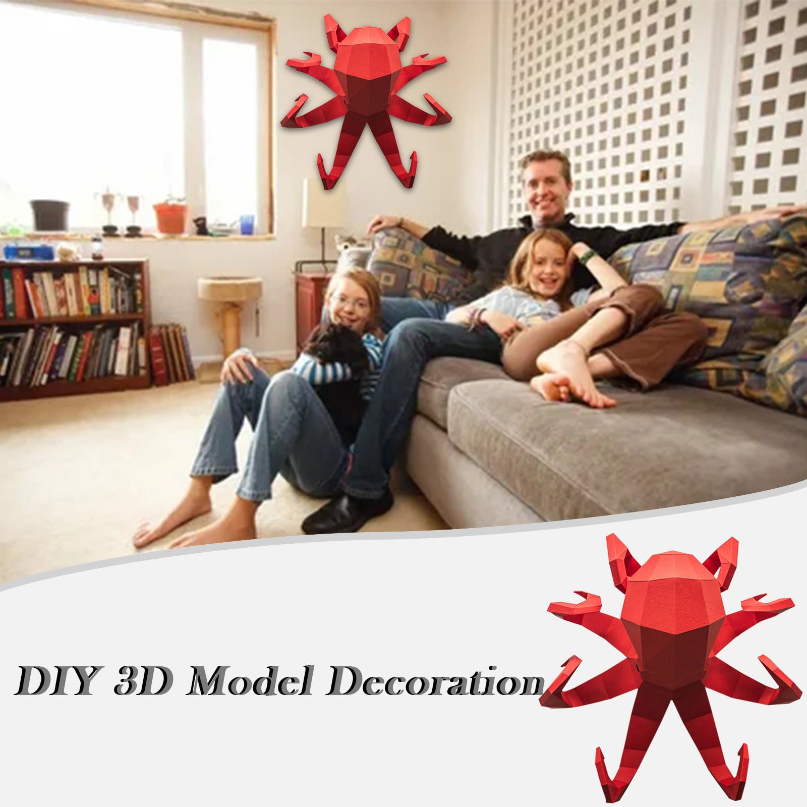 Teissuly DIY Model Wall Decoration Manual Wall Hanging Wall Decoration ...