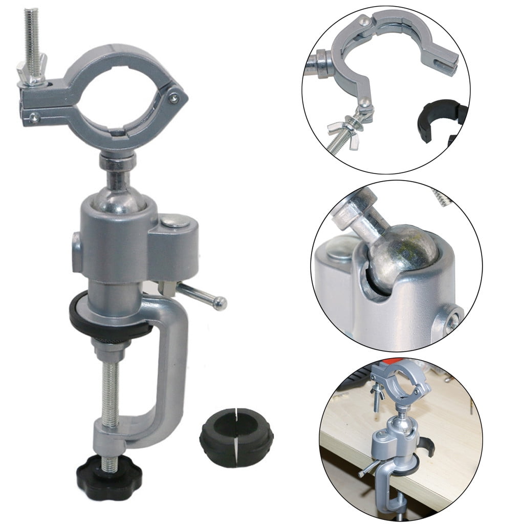 Teissuly DIY Tool Mini Small Table Vise 360 Degrees Rotating Micro Vise ...