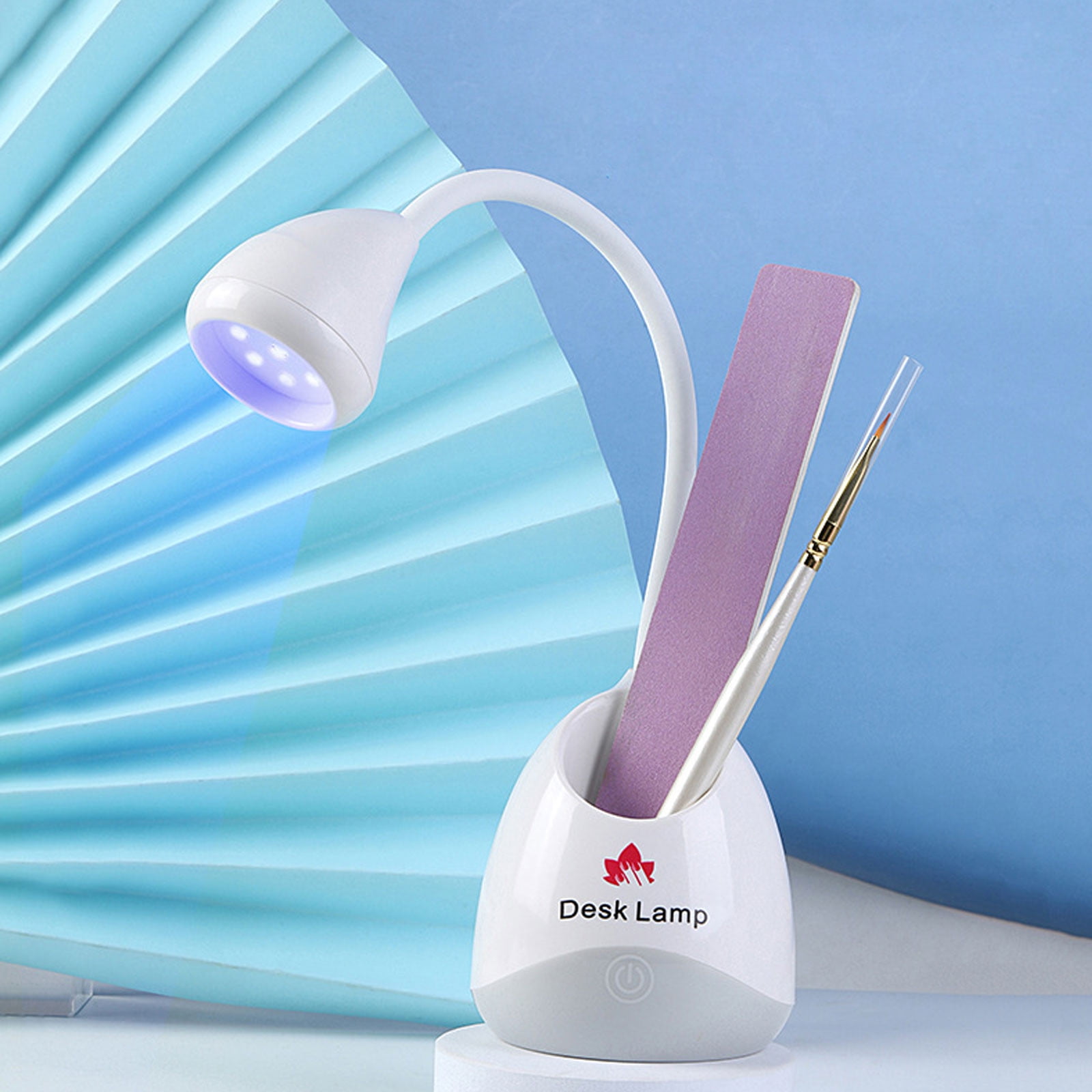Teissuly Desktop Rechargeable Nail Lamp,3 Seconds Drying Nail Polish ...
