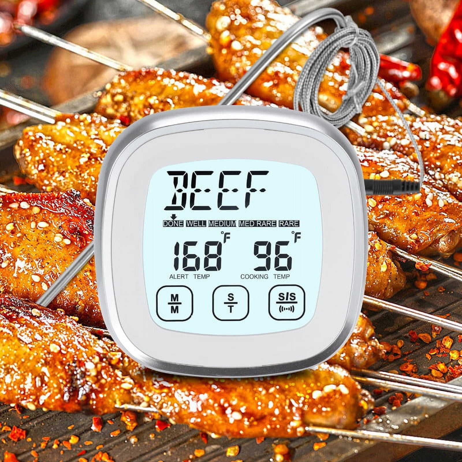 Teissuly Electronic Screen Kitchen Meaty Food Probe Type Water ...