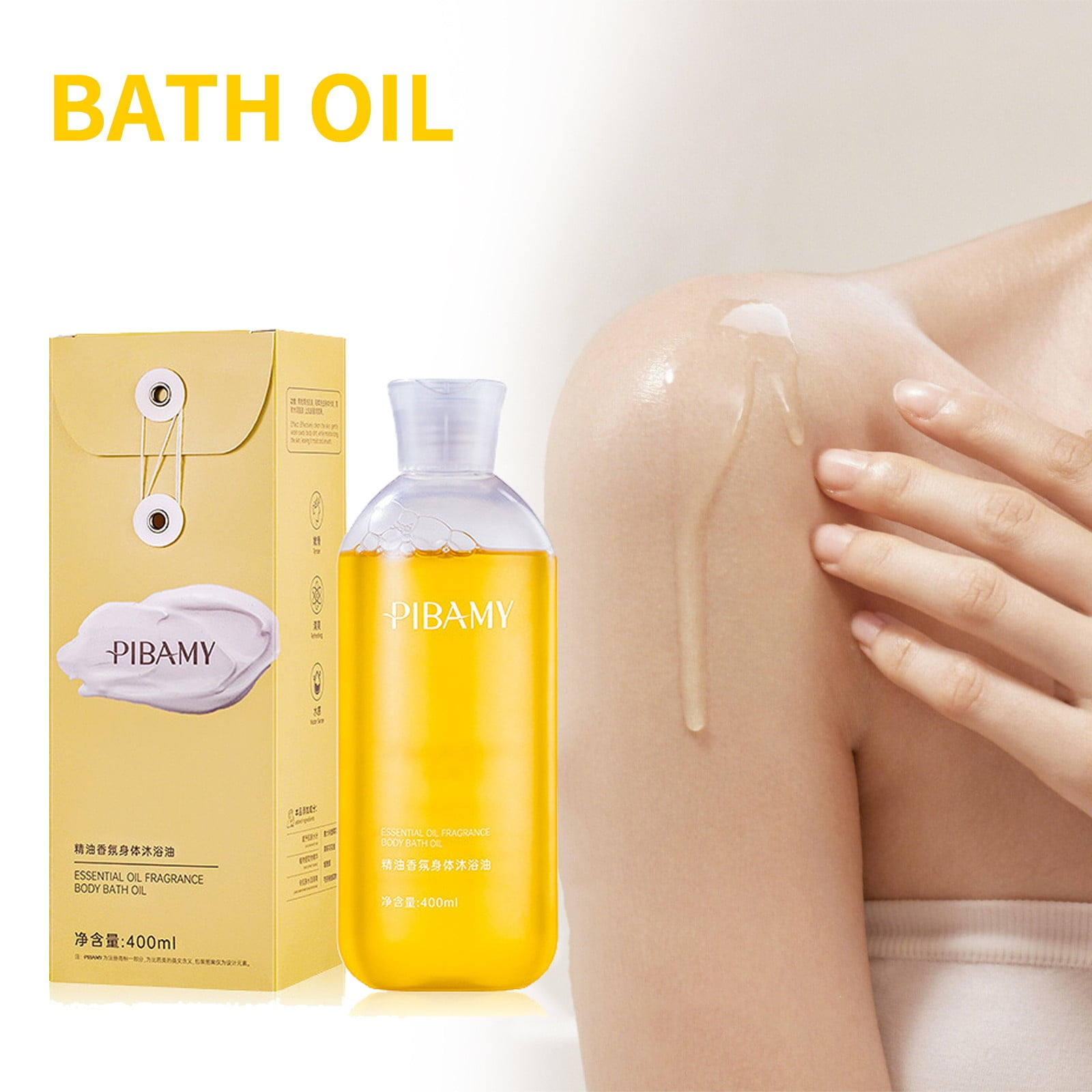 Teissuly Essential Oil Aromatic Body Bath Oil 400ml Lasting Aromatic ...