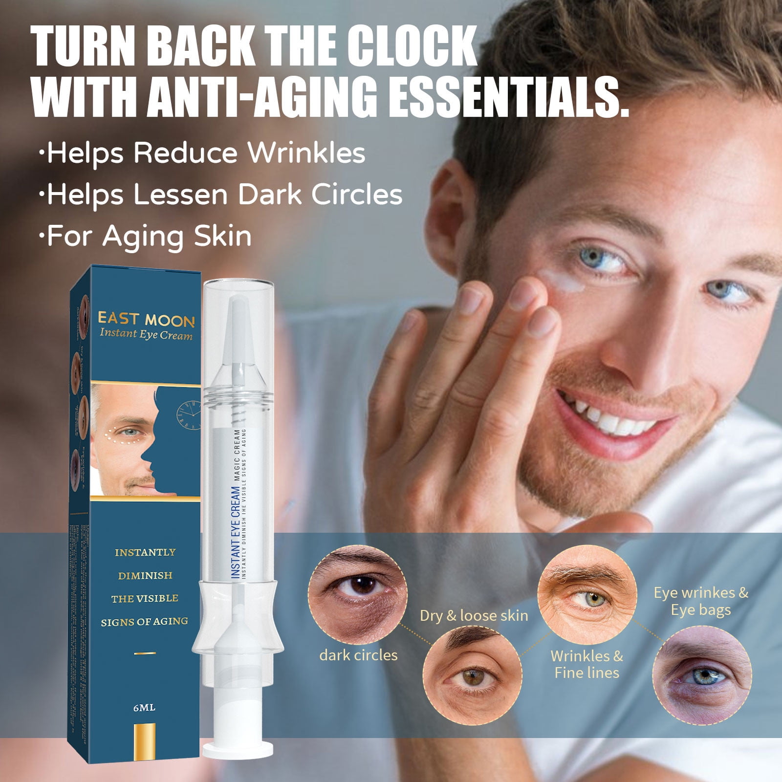 Teissuly Eye Cream Lifting Eye Bags Fade Dark Circles Fine Lines Eye ...