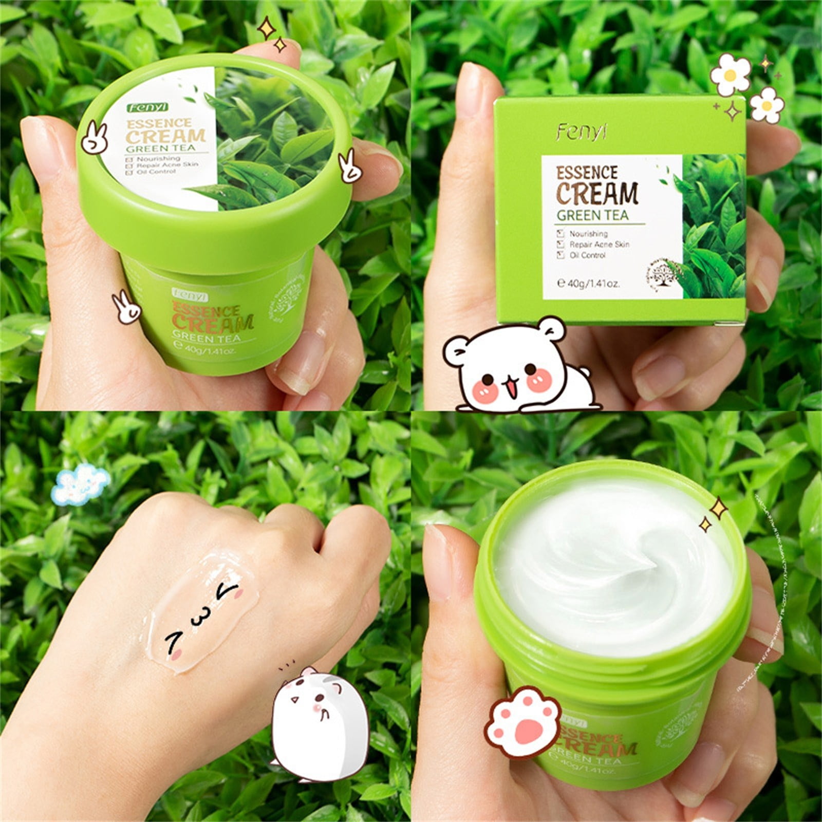 Teissuly FENYI Fenyi Green Tea Face Cream Moisturizing&Moisturizing ...