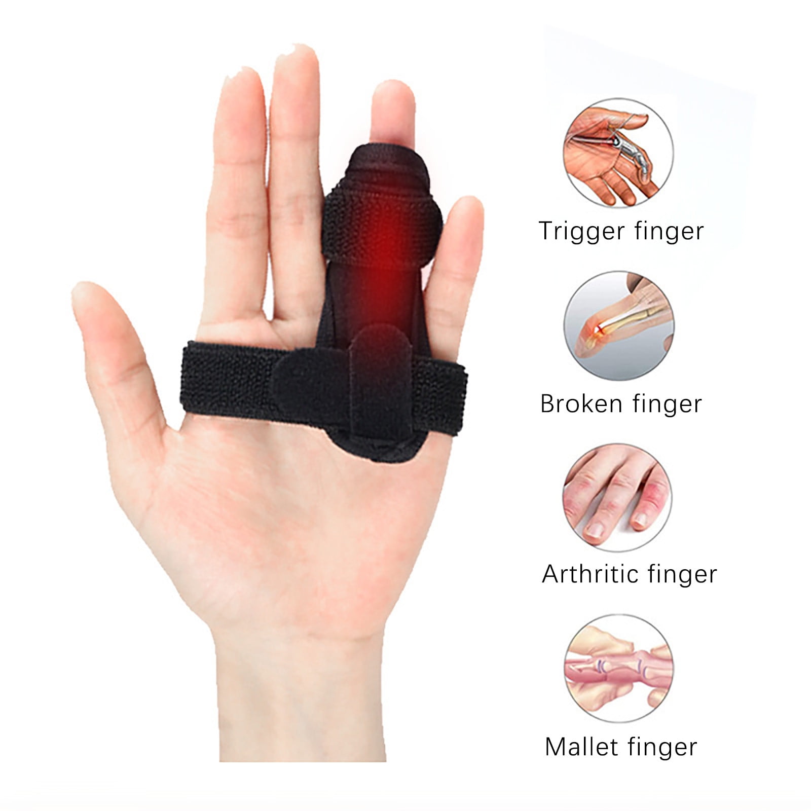 Teissuly Finger Belt Finger Joint Dislocation Sprain Stable Support Aid ...