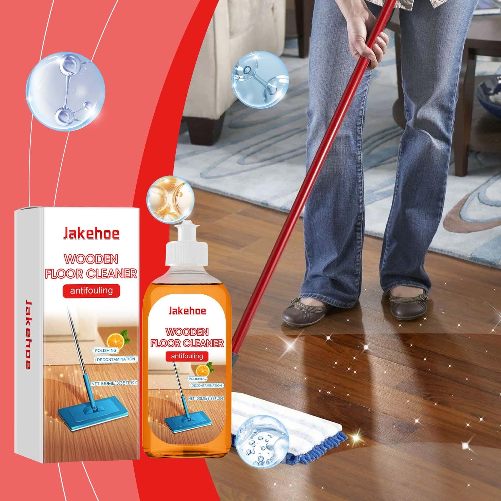 Teissuly Foaming Orange Scented Floor Cleaner Wooden Floors Strong ...