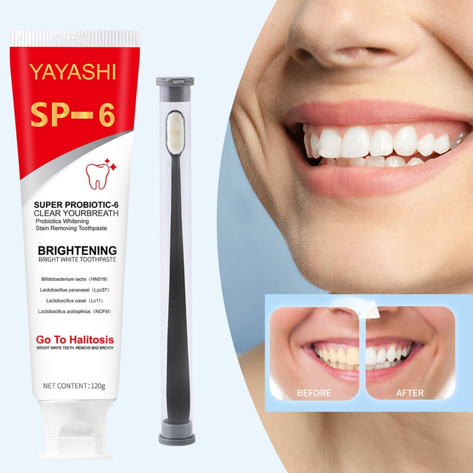 Teissuly Fresh Oral Toothpaste Care Toothpaste Whitening Teeth Fresh ...