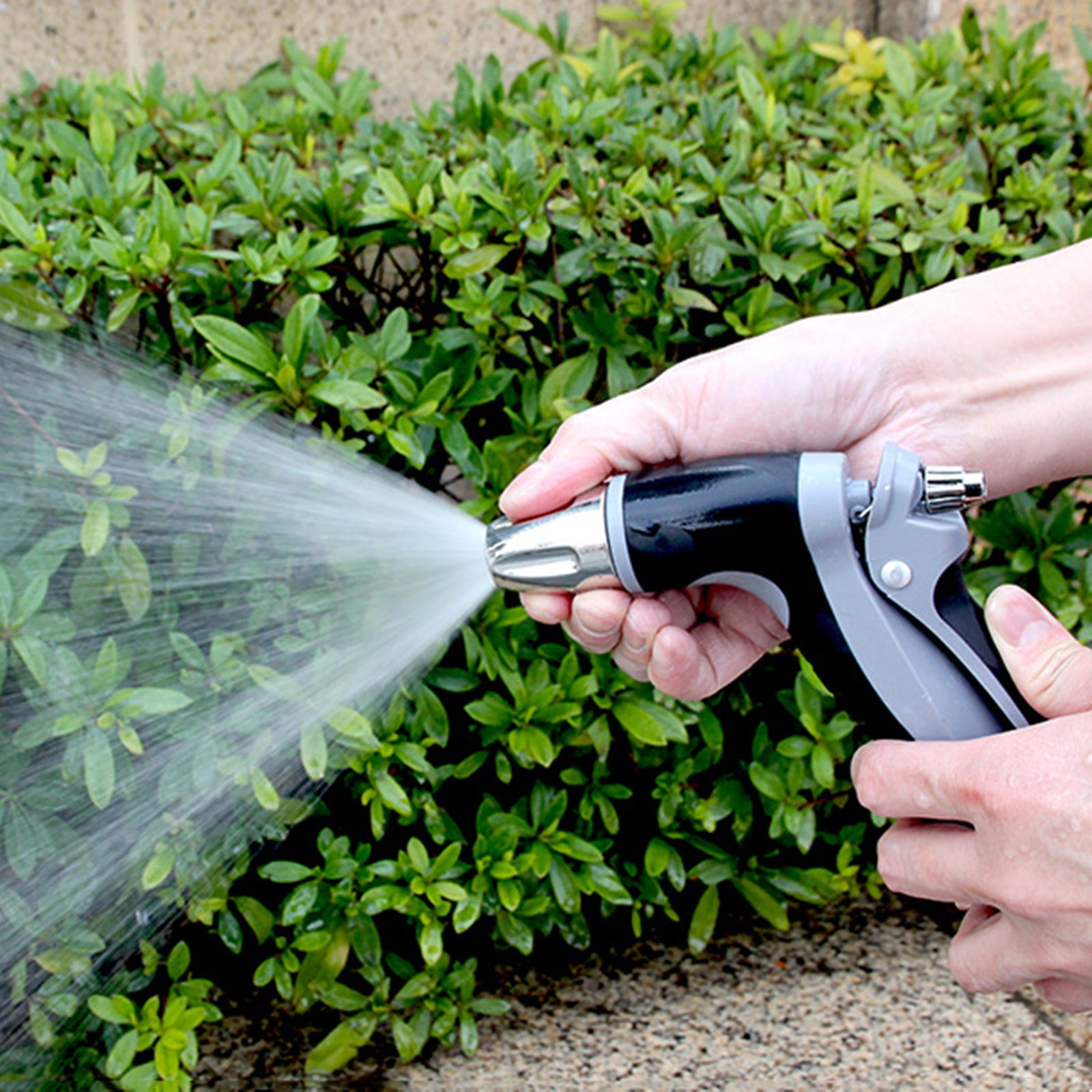 Teissuly Garden Hose Nozzle, Metal Spray Nozzle High Pressure Water ...