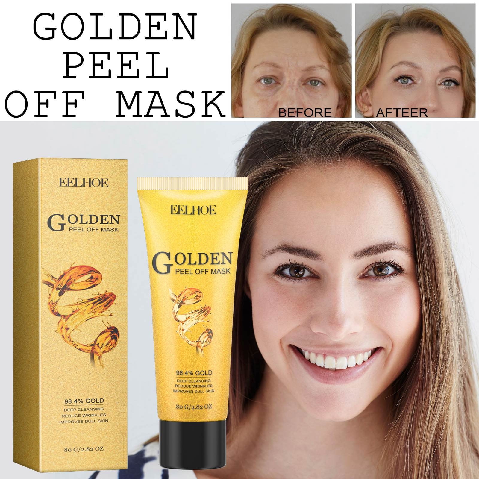Teissuly Gold Tear Exfoliating Facial Mask Gold Facial Mask Moisturize ...