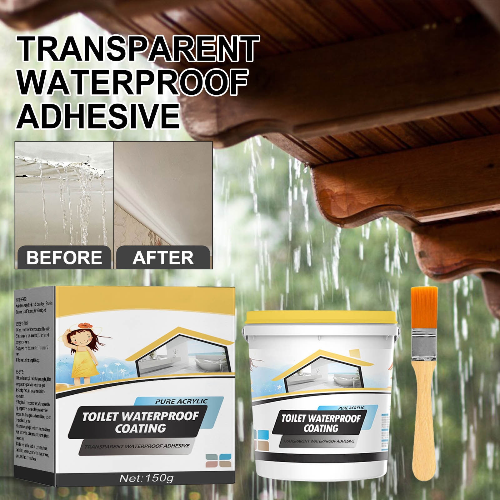 Teissuly Household Agent Sealant, Toilet, Kitchen, External Wall ...