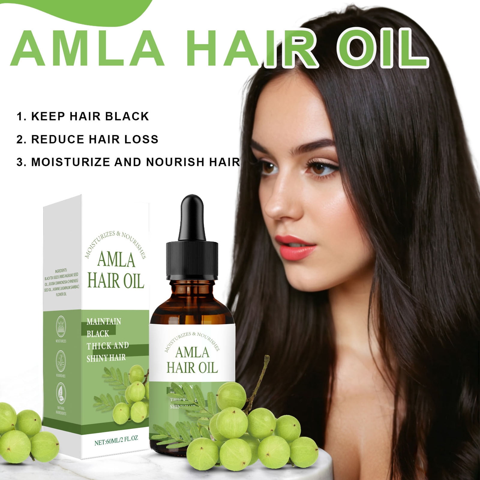 Teissuly Indian Gooseberry Oil Nourishing And Conditioning Hair To ...