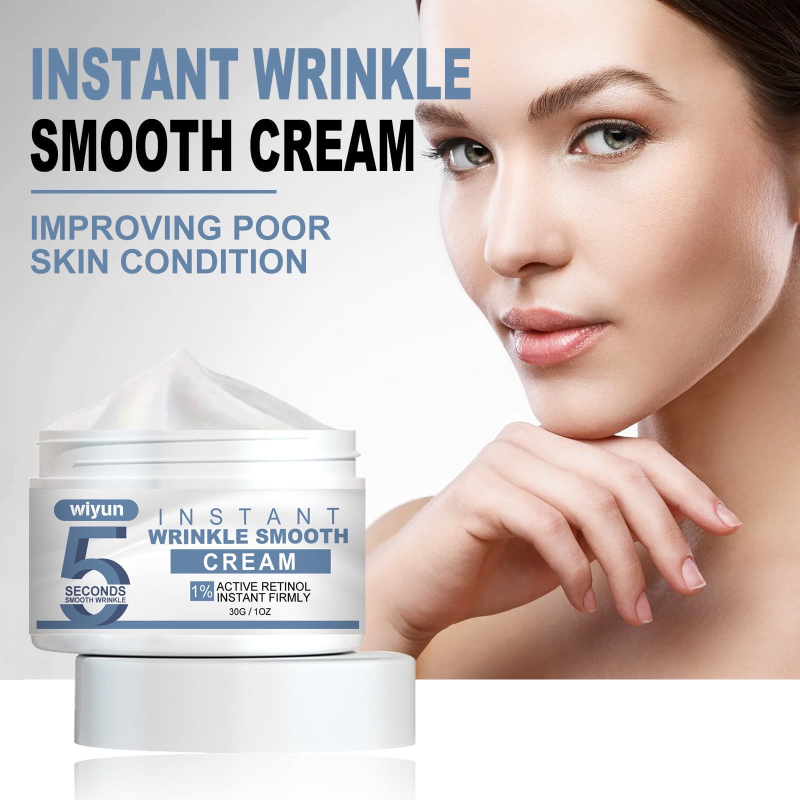 Teissuly Instant Wrinkle Smoothing Cream Facial Retinol Cream Active ...