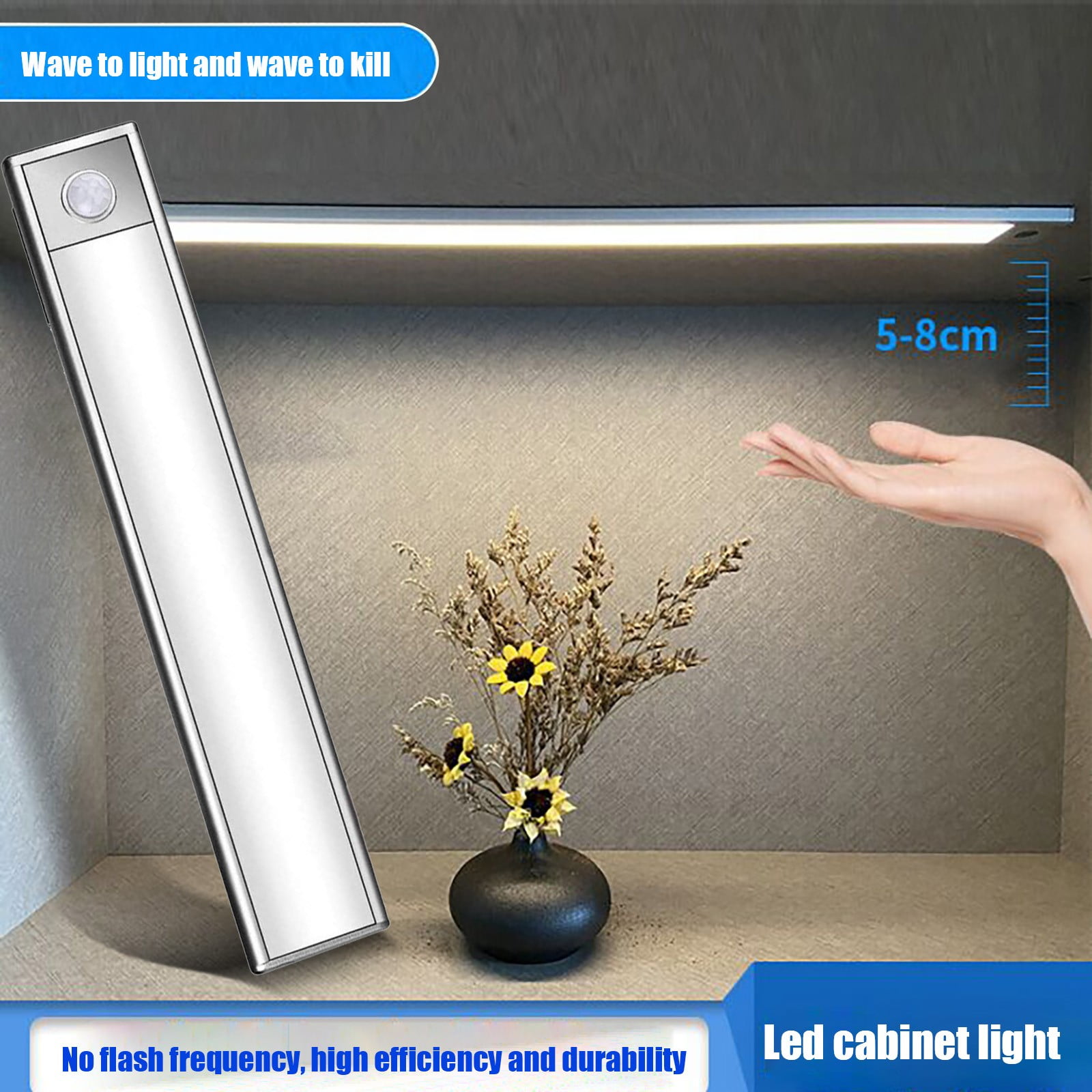 Teissuly LED Indoor Induction Lamp Human Body Induction USB Charging ...