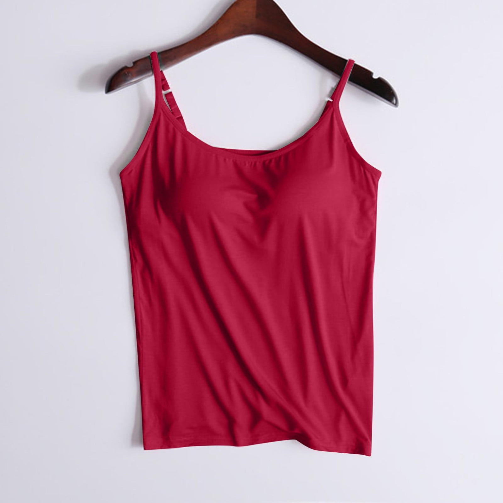 Teissuly Ladies Camisole With Chest Pad No Steel Rings Cup Body Bottom ...