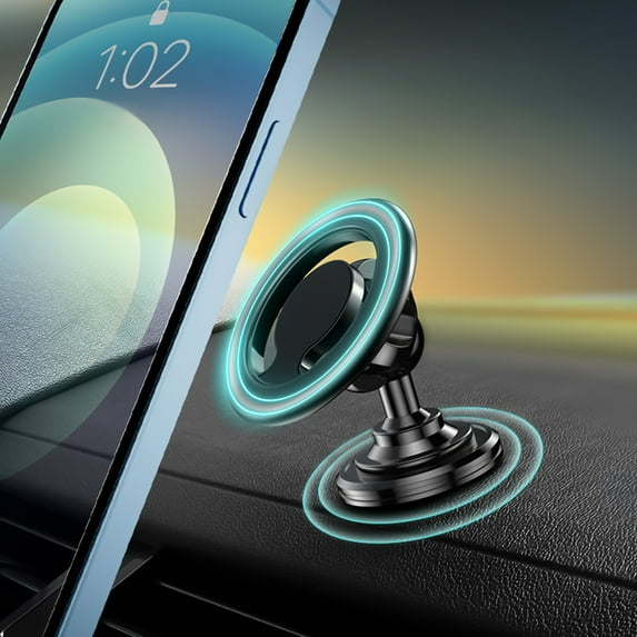 Teissuly Magnetic Phone Car Mount Car Phone Holder For Dashboard Magnet ...