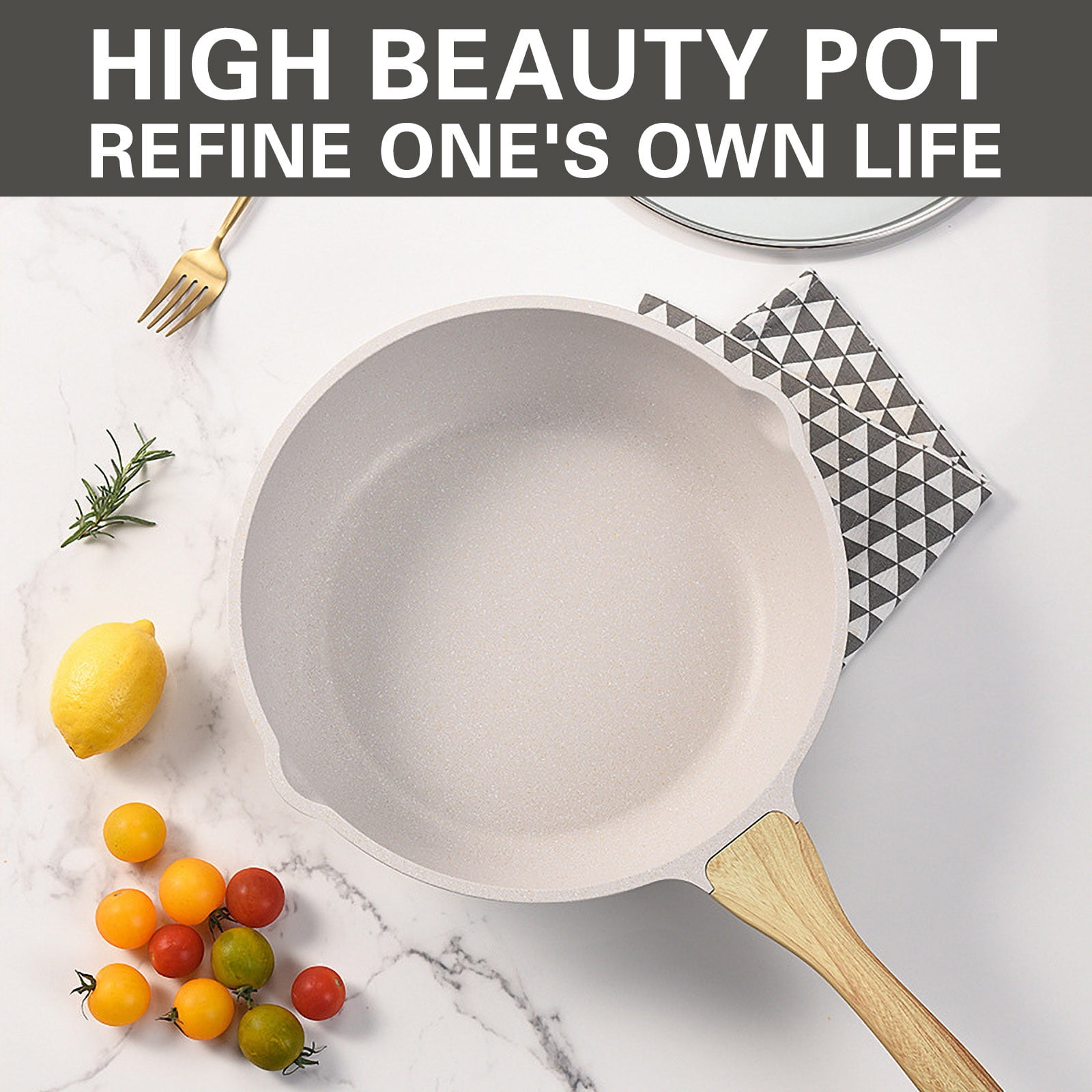 Teissuly Maifanshi Non Stick Frying Pan, Household Vegetable Frying Pan ...