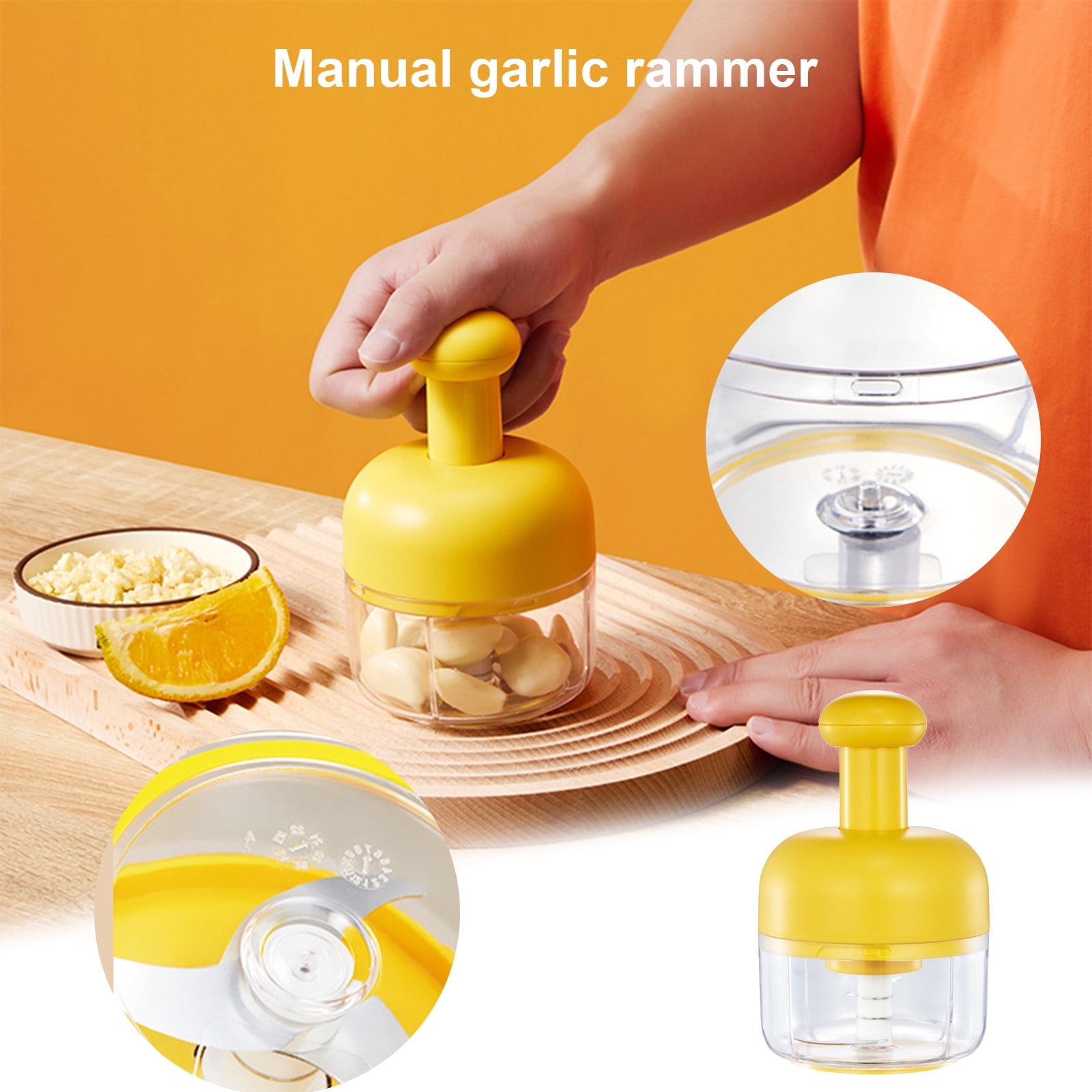 Teissuly Manual Garlic Press For Minced Meat Small Kitchen With ...