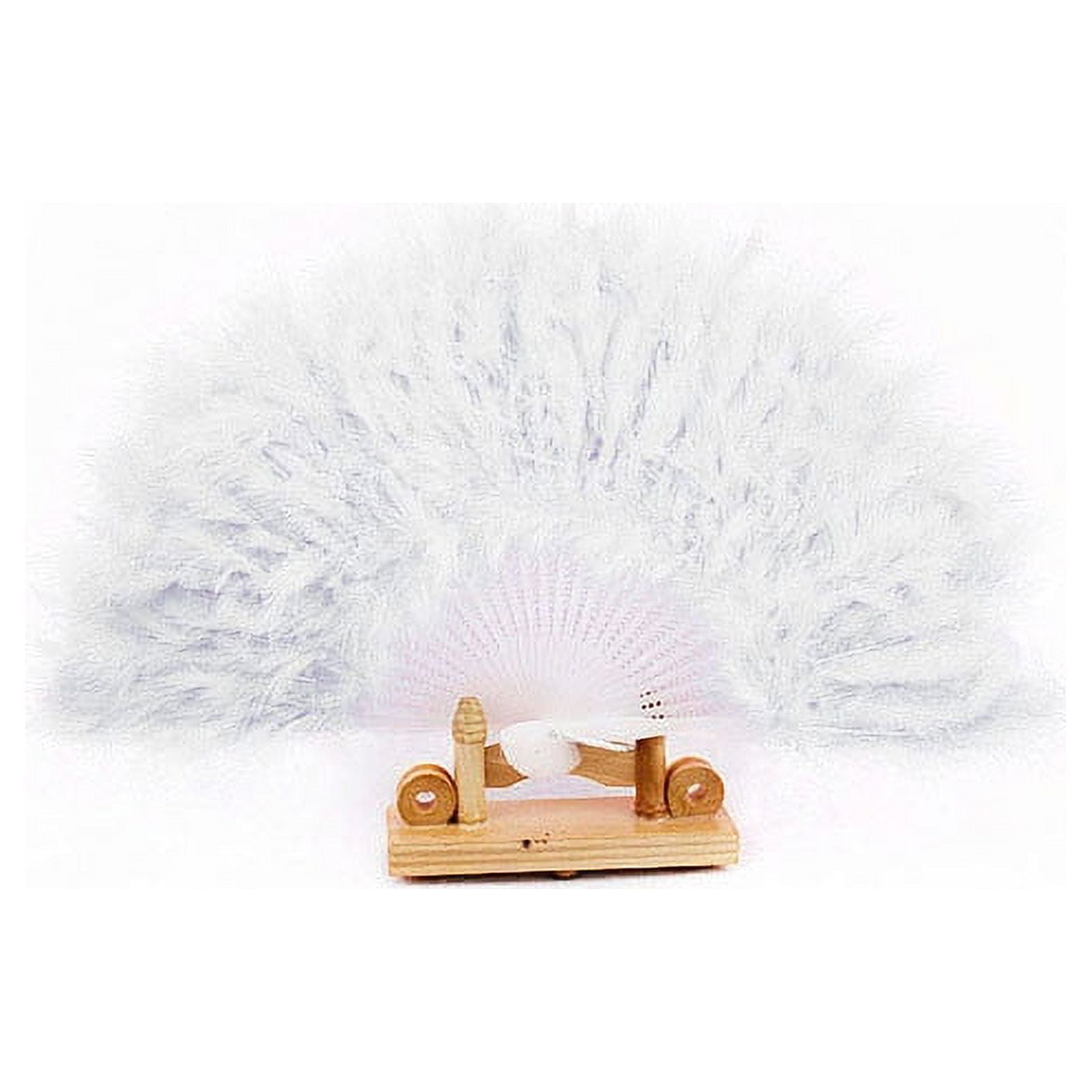 Teissuly Marabou Feather Fan 20s Vintage Folding Fan Flapper Hand Fan ...
