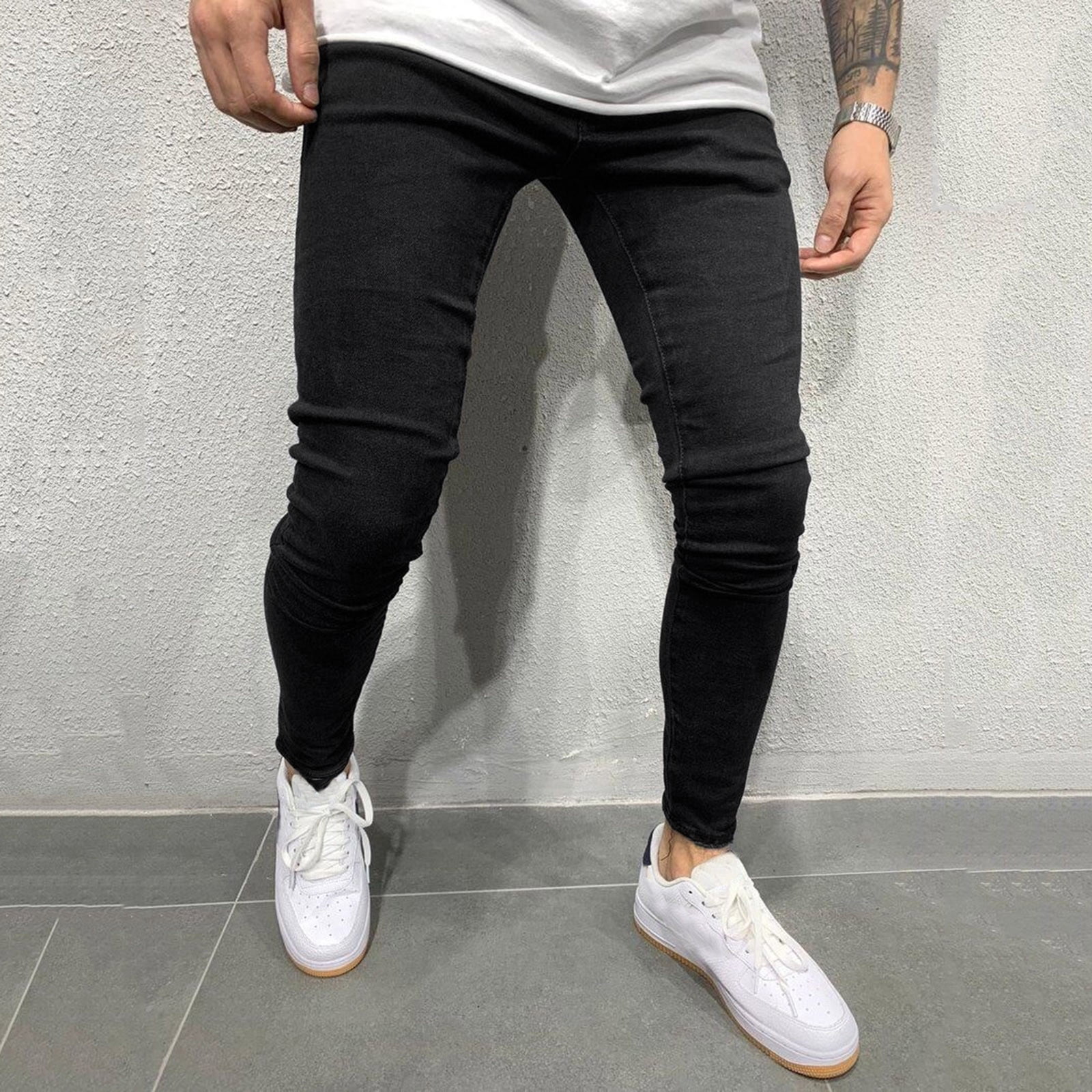 Teissuly Mens Casual Fitness Bodybuilding Pocket Skin Full Length ...