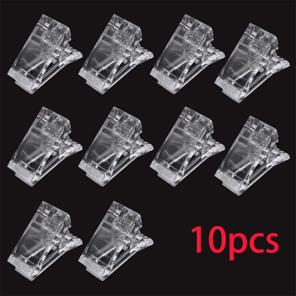 Teissuly Nail Tip Clips Nail Clips Finger Nail Extension Construction ...