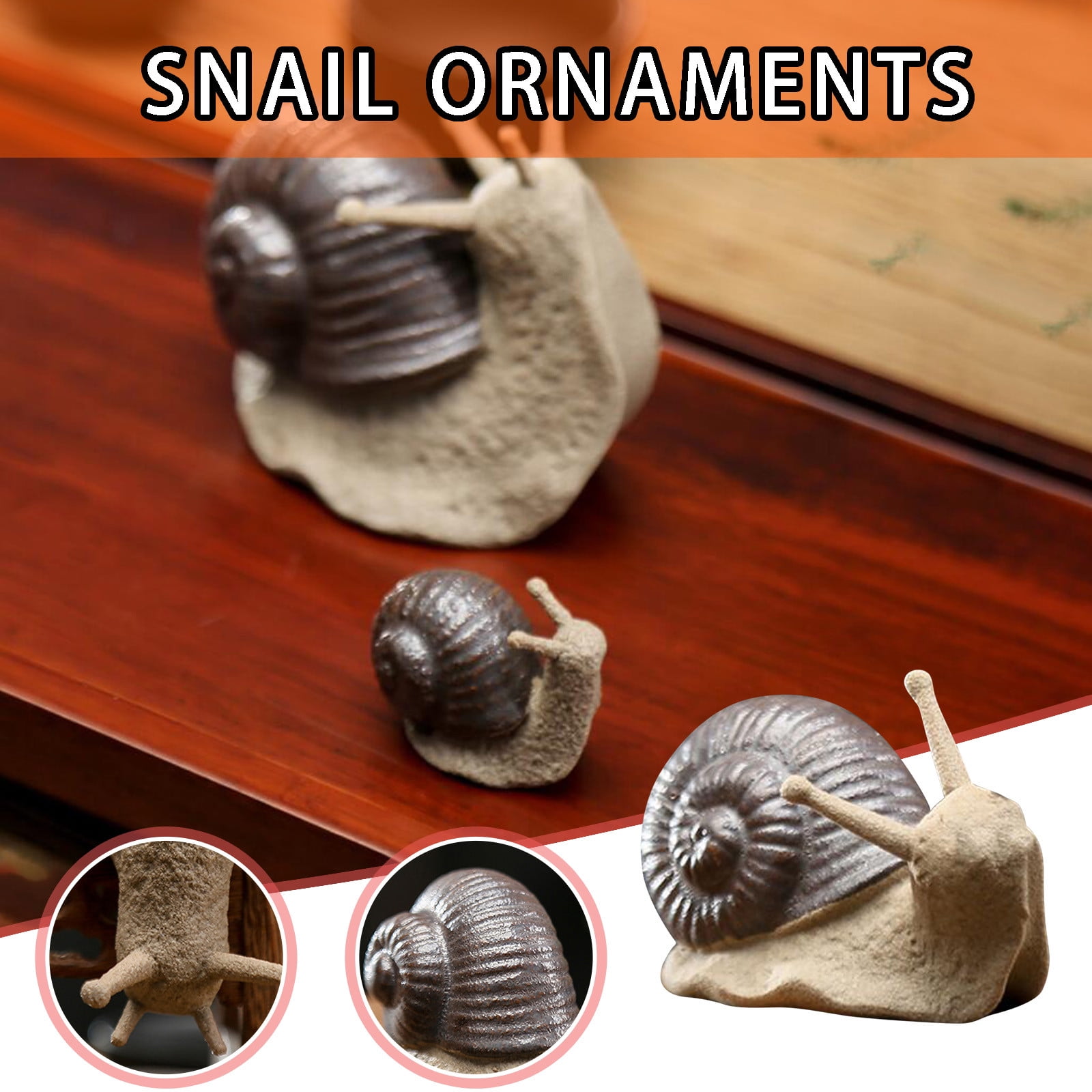 Teissuly Novelty And Cute Snail Desktop Decoration The Best-Gift ...