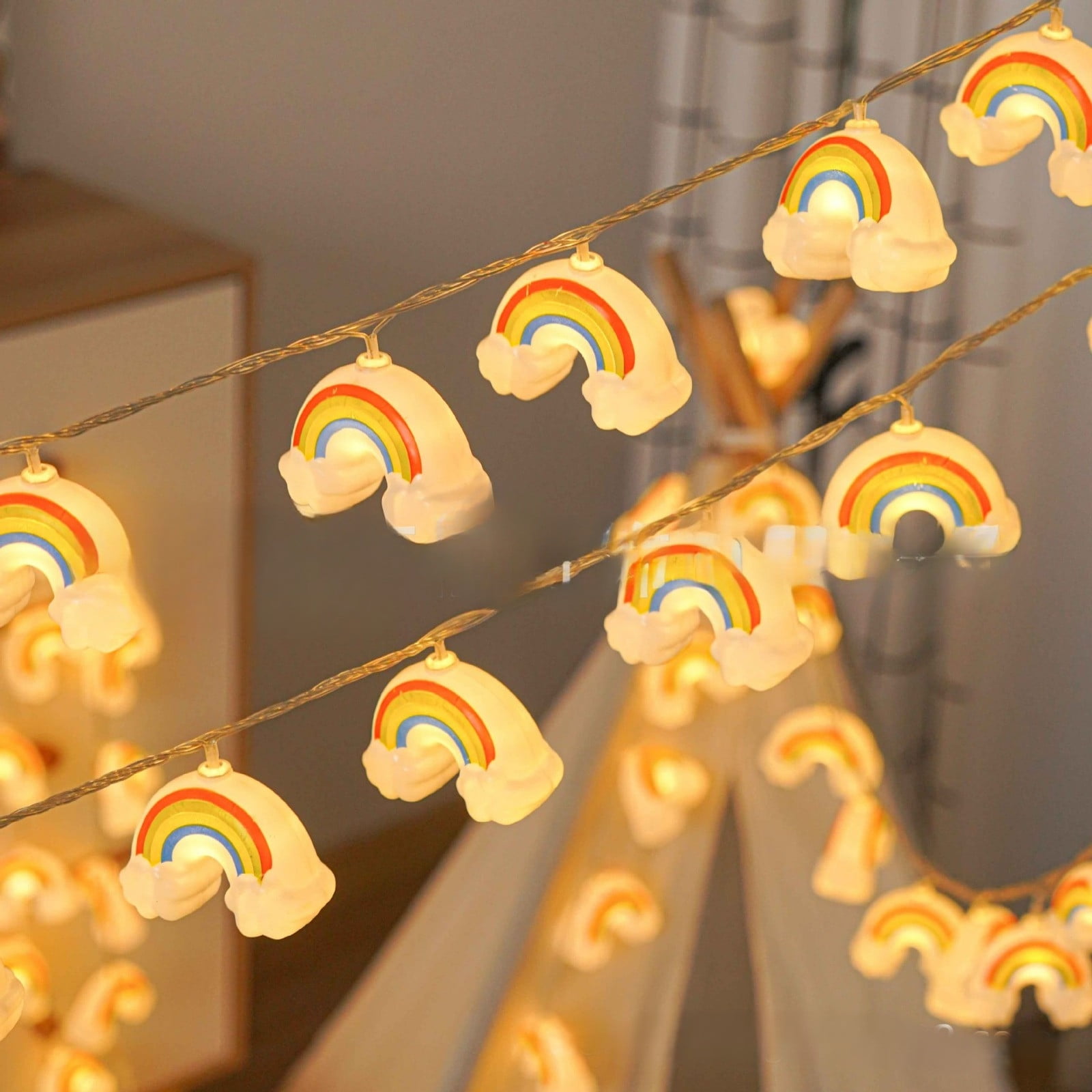 Teissuly Nvening Market Stalls Special LED Modeling String Lights In ...