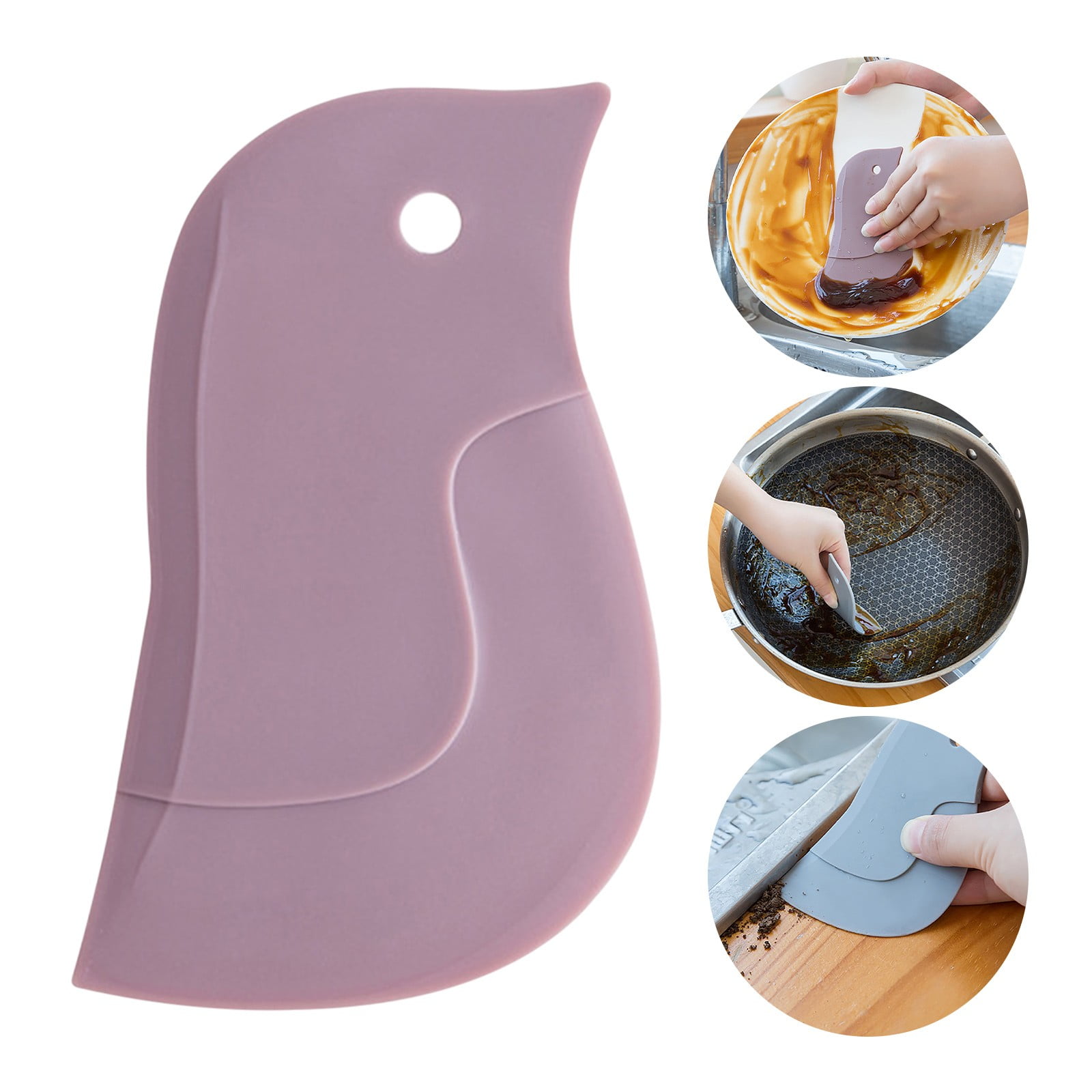 Teissuly Penguin Soft Scraper Household Kitchen Scraper Scraper Oil ...