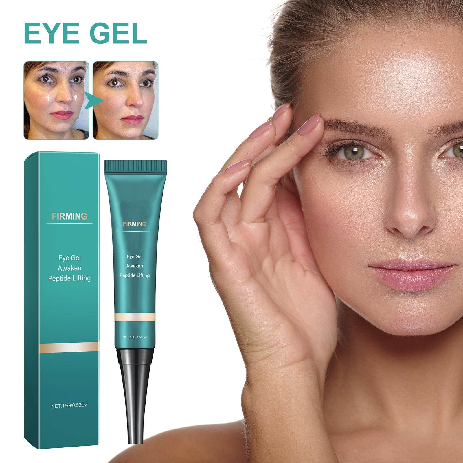 Teissuly Peptide Lifting Eye Gel Peptide Depuffing Eye Gel Lifts ...