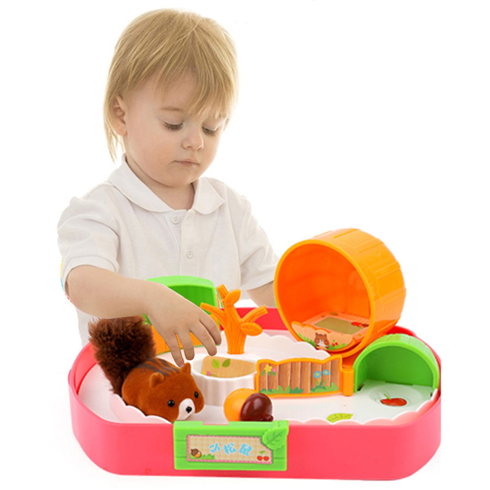 Teissuly Plush Creatures House, Cute Pet Creatures Simulation Toys ...