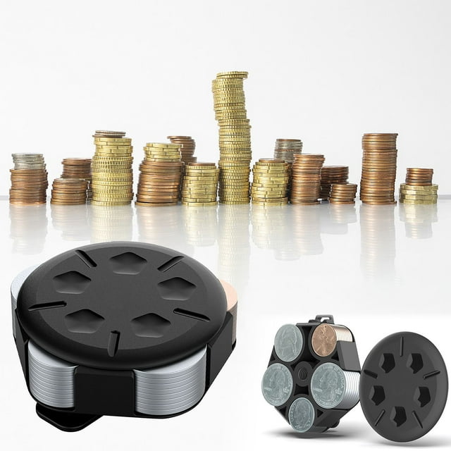 Teissuly Portable Coin Storage Box USD Coin Storage Box Plastic Game ...