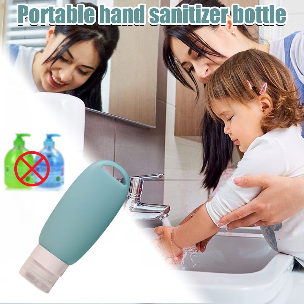 Teissuly Portable Silicone Travel Bottles Empty Hand Sanitizer Bottles ...