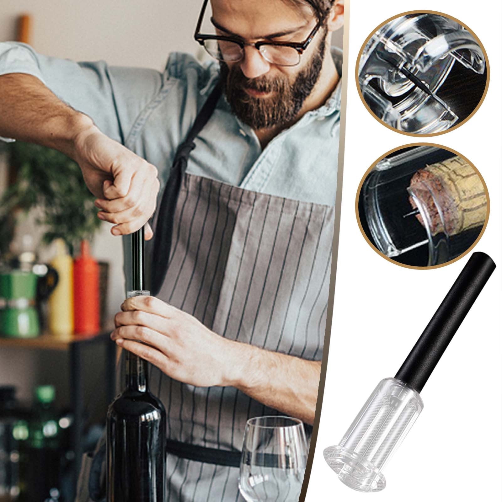 Teissuly Red Wine Pneumatic Bottle Opener Needle Type Red Wine Bottle ...