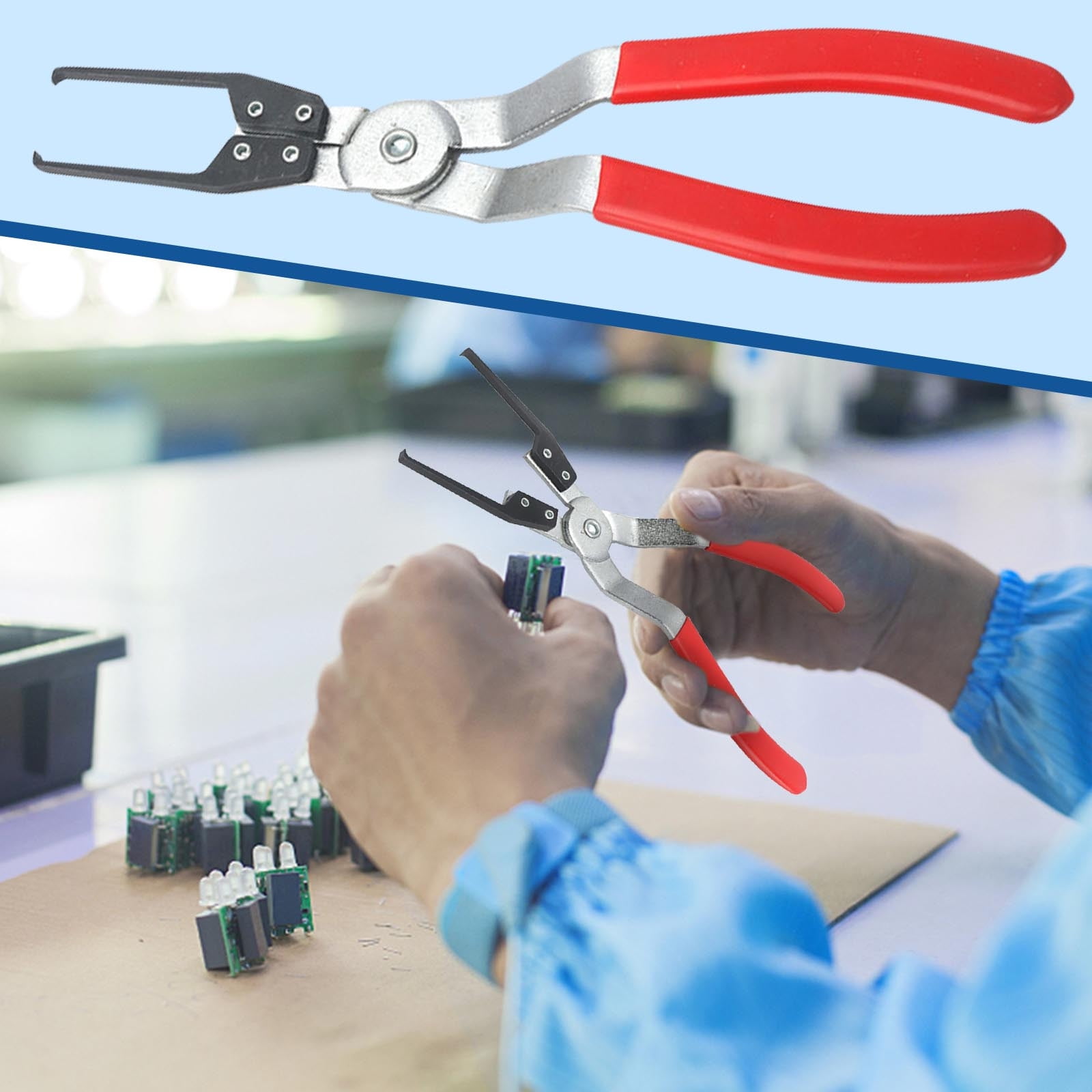 Teissuly Relay Puller Pliers Relay and Fuse Remover Tool, Automotive ...