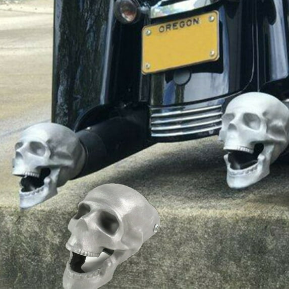 Teissuly Skull Silencer Exhaust Tip - Suitable For 2-inch - Walmart.com