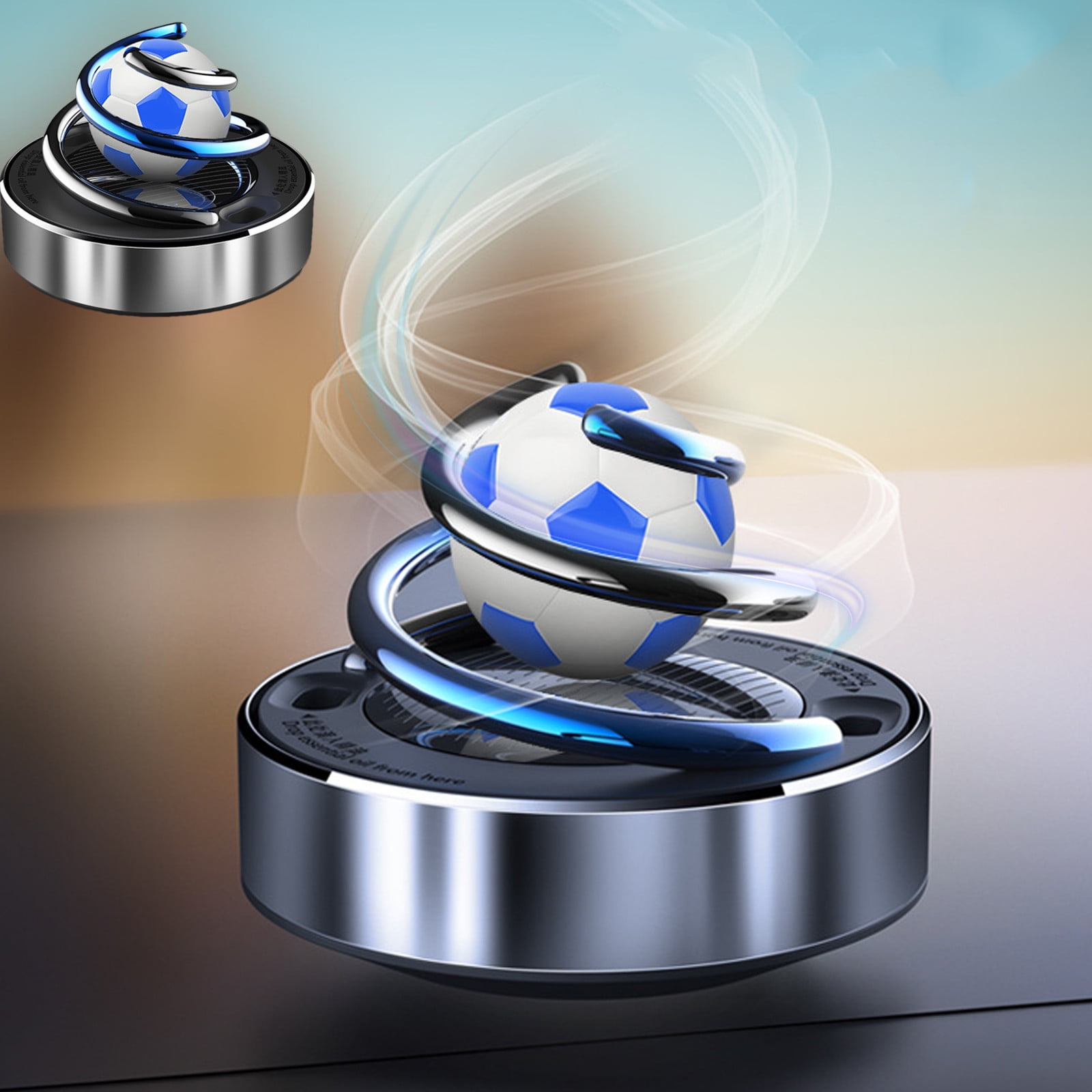 Teissuly Solar Aromatherapy Diffuser Double Ring Hanging Football ...