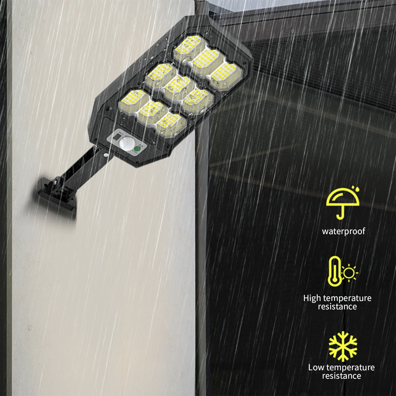 Teissuly Solar Security Lights With Motion Sensor Super Bright LED ...