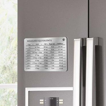 Mr. Pen- Kitchen Conversion Chart Magnet, Imperial & Metric to Standard ...