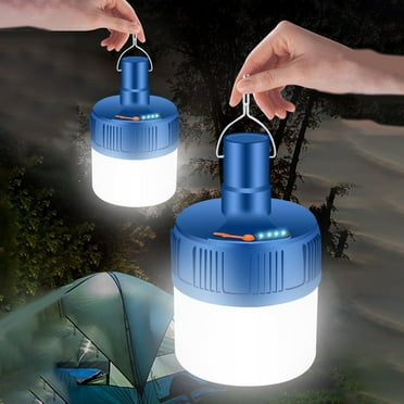 SDJMa LED Camping Lantern, USB Rechargeable Retro Metal Camp Light ...