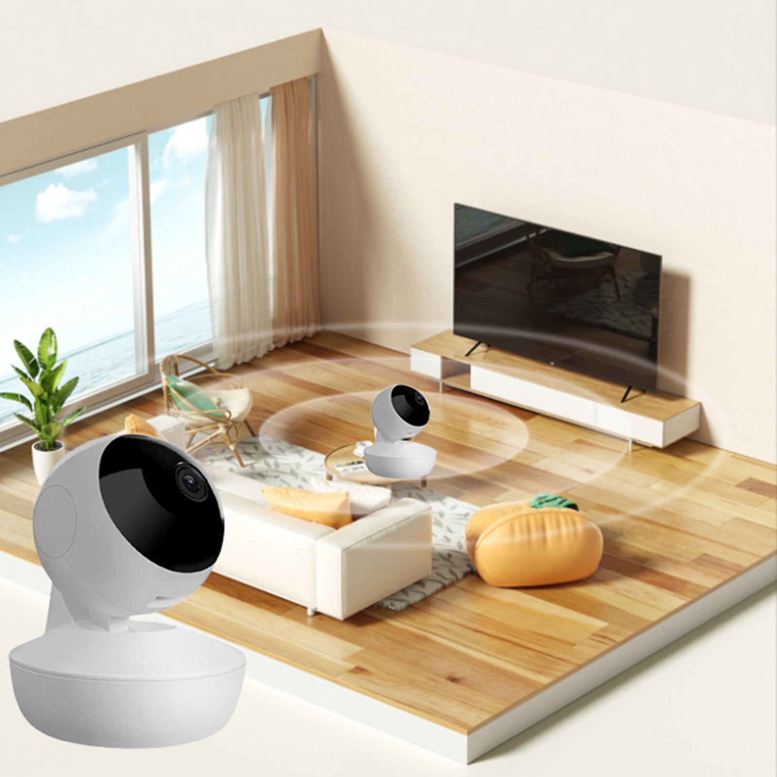 Teissuly Surveillance Camera HD Outdoor Surveillance Camera Humanoid ...