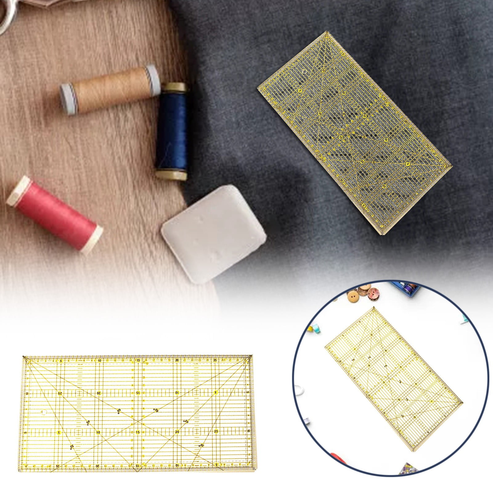 Teissuly T-Shirt Alignment Ruler, Ruler with Guide Tool for Fashion ...