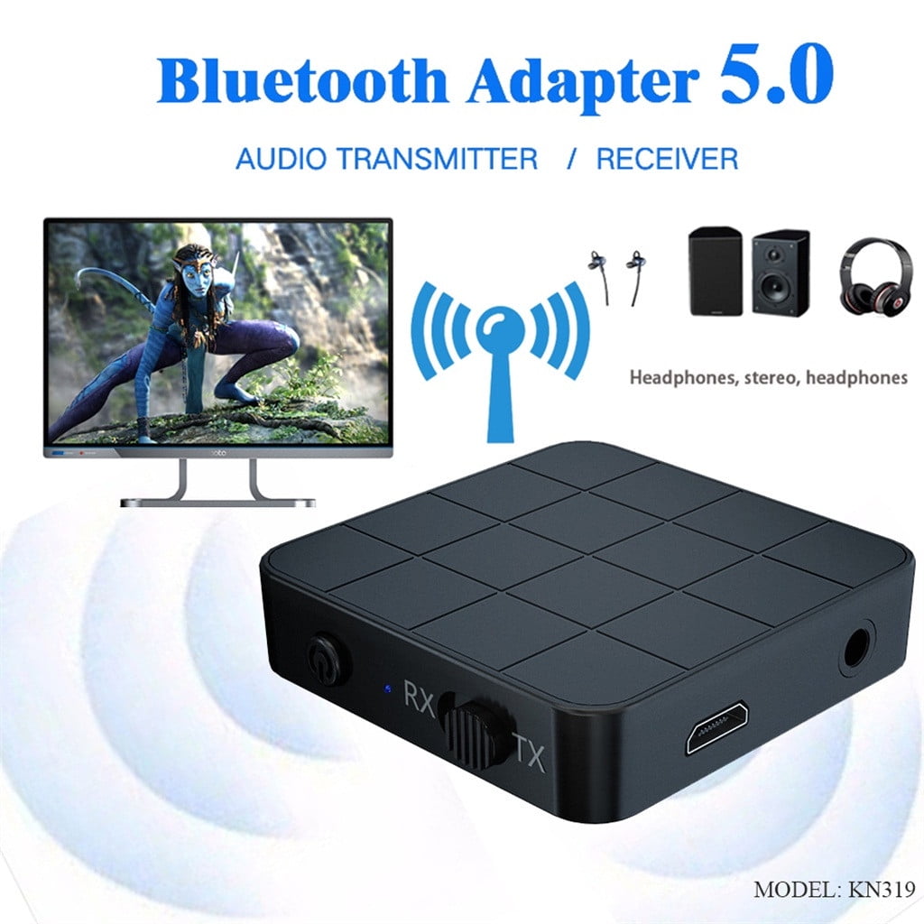 Teissuly USB Bluetooth Receiver 3.5 Audio Transmitter 2 in 1 Adapter ...