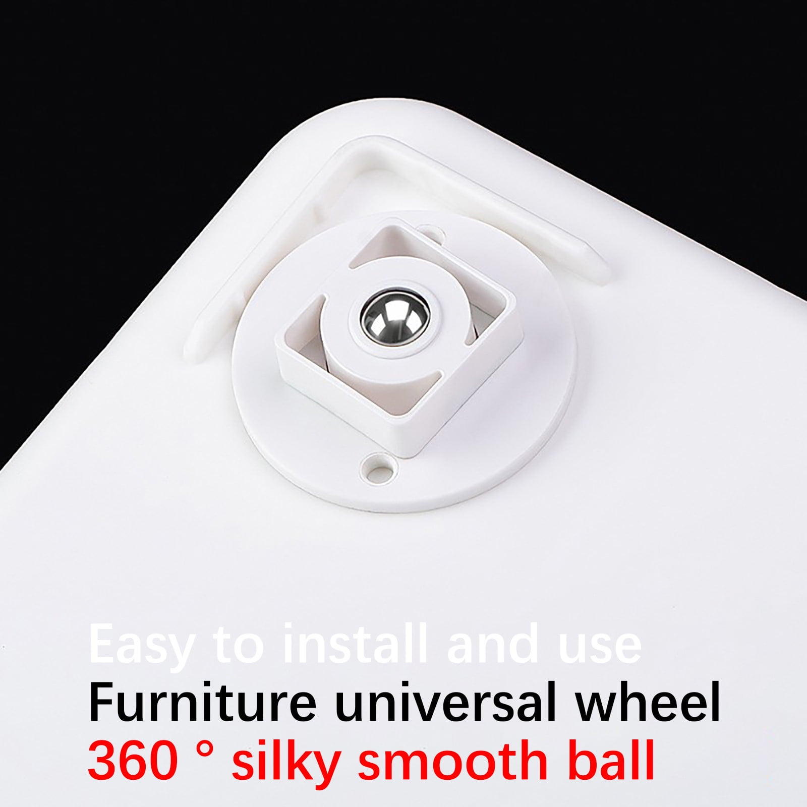 Teissuly Universal 360° Mobile Wheel, Universal Heavy Duty Furniture ...