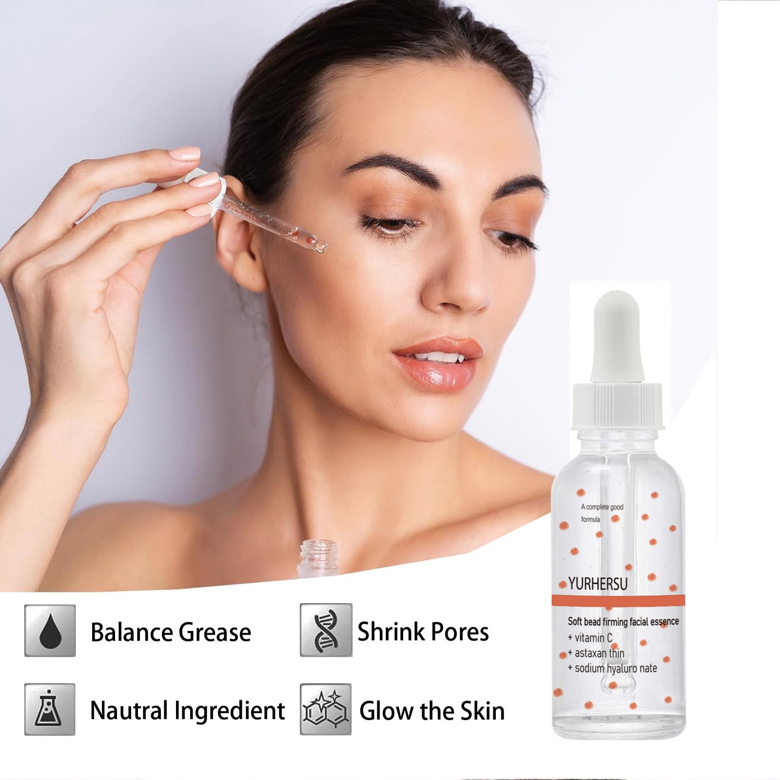 Teissuly VC Pearl Essence Liquid Moisturizes And Brightens Skin And Shrinks Pores 30ml - Walmart.com