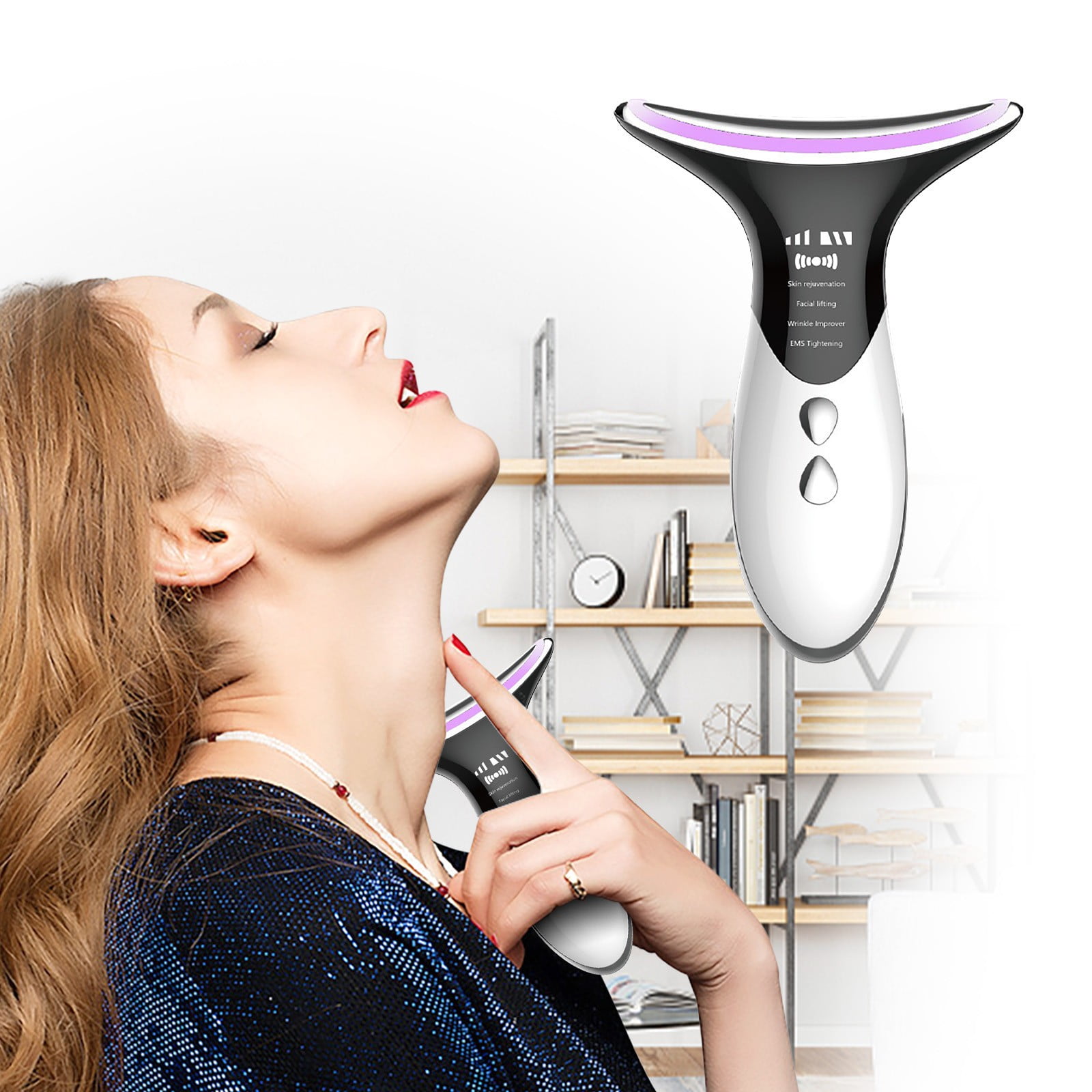Teissuly Vibration Lifting Firming Anti-wrinkle Beauty Device To Neck ...