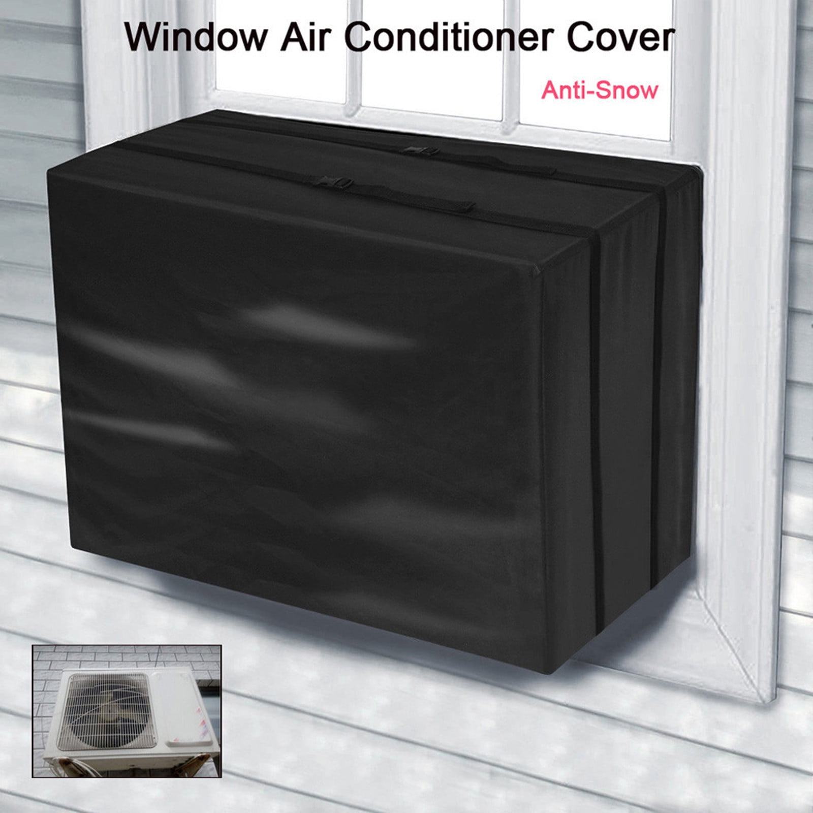 Teissuly Window Air Conditioner Cover Outdoor, Outside Window AC Unit ...