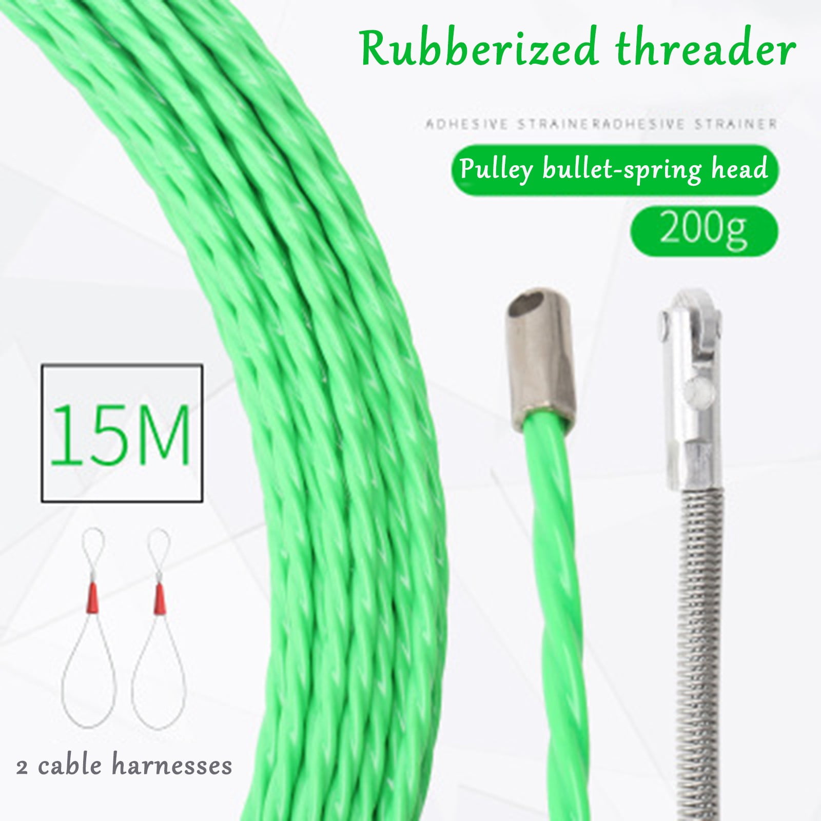 Teissuly Wire Green Slim Line Slim Wire 15M Rod Diameter 4.6 inches (4. ...